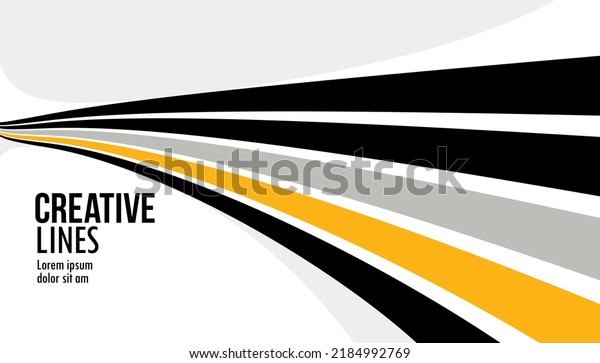 Lines Motion Vector Abstract Background 3d Stock Vector (Royalty Free ...