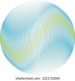 Lines Sphere Form Vector Technology Sphere Stock Vector (Royalty Free ...