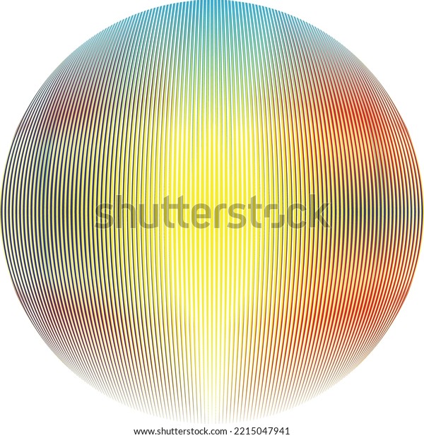Lines Sphere Form Vector Technology Sphere Stock Vector (Royalty Free ...