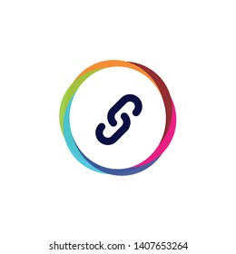 Abstract Circle Chain Logo Design Vector Stock Vector (Royalty Free ...