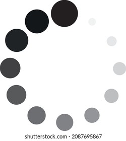 Loading Circle Icon Vector Loading Symbol Stock Vector (Royalty Free ...