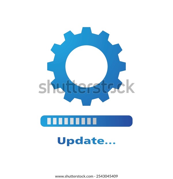 Loading Process Update System Icon Concept Stock Vector Royalty Free 2543045409 Shutterstock