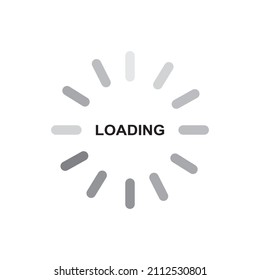 Loading Progress Icon Load Indicator Sign Stock Vector (Royalty Free ...