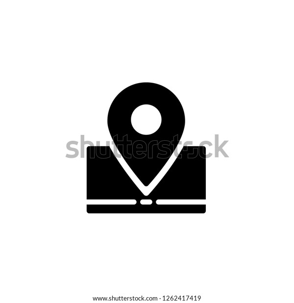 Location Icon App User Interface Essential Stock Vector (Royalty Free ...