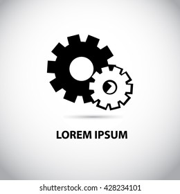 Process Icon Black Filled Vector Illustration Stock Vector (Royalty ...