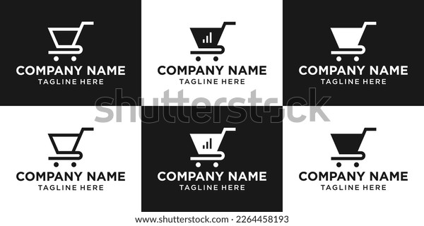 Logo Set Design Trolley Icon Vector Stock Vector (Royalty Free ...