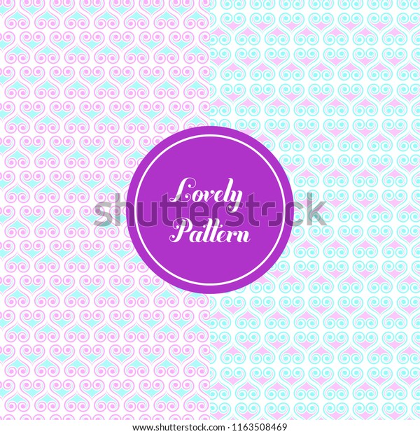 Lovely Pattern Background Texture Stock Vector (Royalty Free ...
