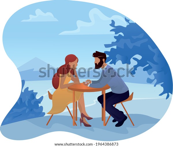 Loving Couple Man Woman Stock Vector Royalty Free 1964386873 Shutterstock