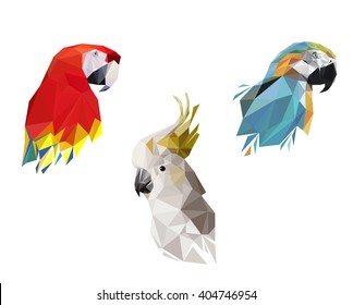 Low Poly Bird Vector Low Poly Stock Vector (Royalty Free) 404748763 ...