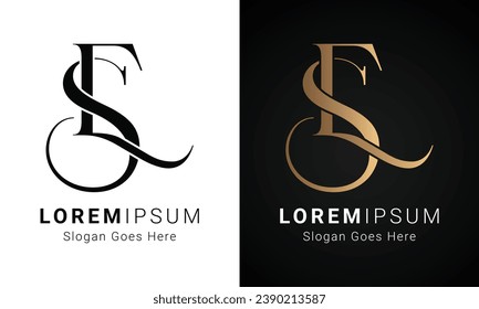 3,627 vectores de stock y arte vectorial de Monogram es | Shutterstock