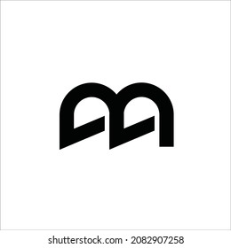 M Aa Initial Logo Vector Image Stock Vector (Royalty Free) 2082907258 ...