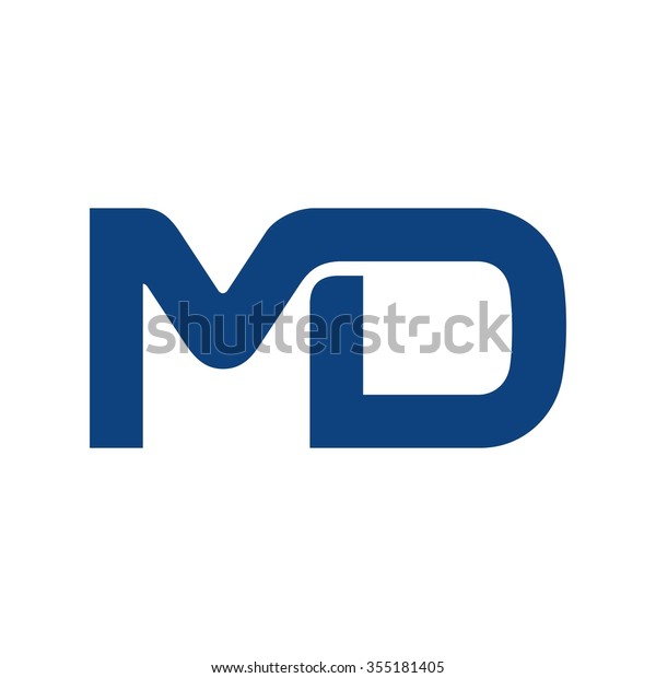 M D Logo Vector Stock Vector (Royalty Free) 355181405 | Shutterstock