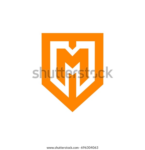 M Shield Logo Vector Stock Vector (Royalty Free) 696304063 | Shutterstock