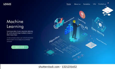 Machine Learning Ai Data Mining Algorithm Stock Vector (Royalty Free) 1321229933 | Shutterstock