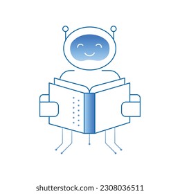 Machine Learning Icon Visual Representation Machine Stock Vector ...