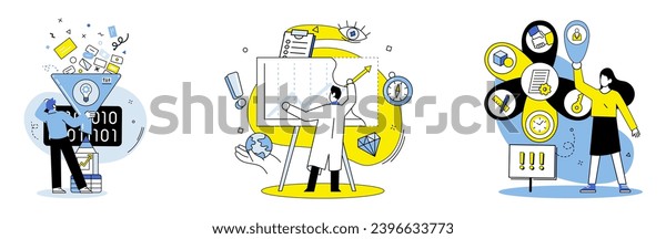 Machine Learning Vector Illustration Machine Learning Stock Vector ...