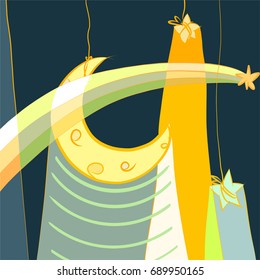 Magic Space Objects Stock Vector (Royalty Free) 689950165 | Shutterstock