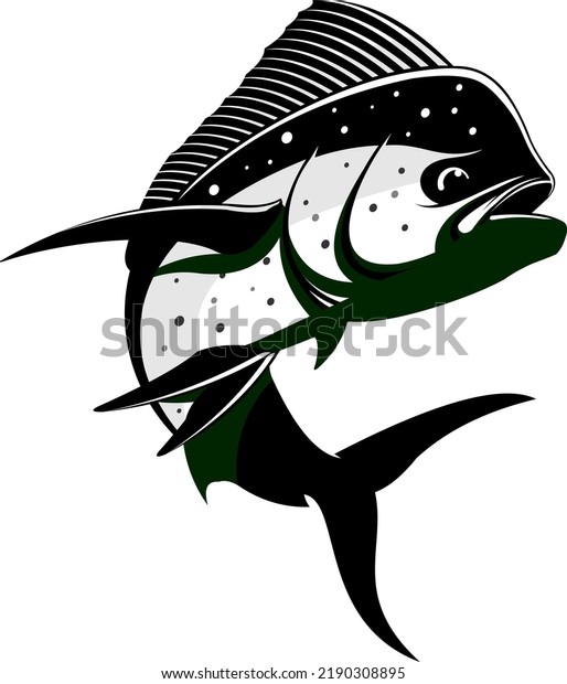 Mahi Mahi Fish Vector Unique Fresh Stock Vector (Royalty Free ...