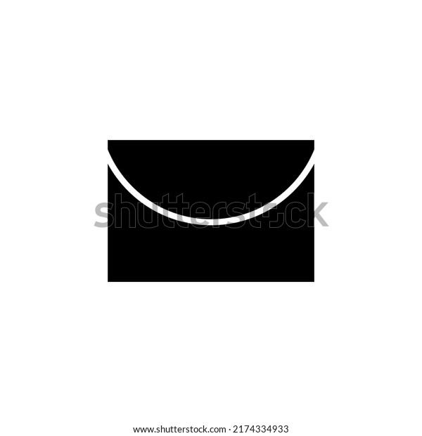 Mail Icon Flat Design Vector Illustration Stock Vector (Royalty Free ...