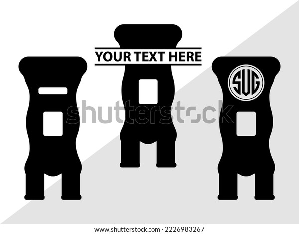 Mailbox Monogram Printable Vector Illustration Stock Vector (Royalty ...