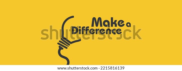Make Difference Sign On White Background Stock Vector (Royalty Free ...