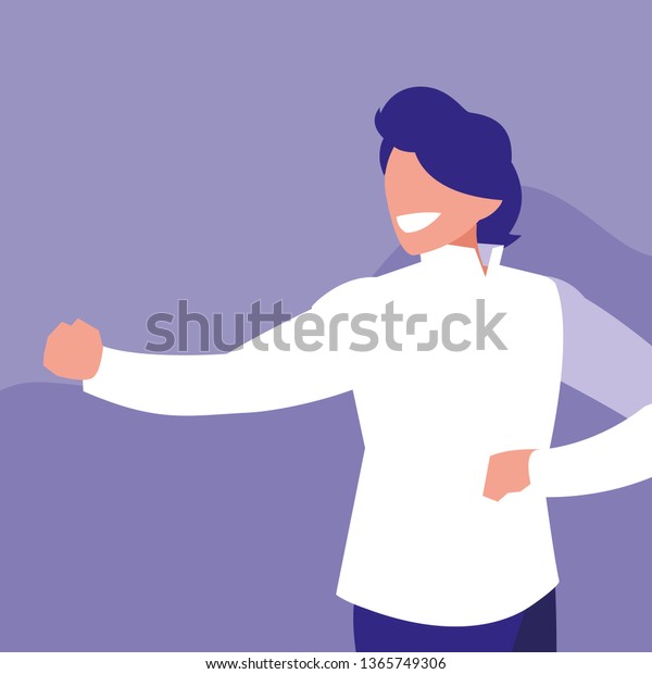 Man Dancing Avatar Character Stock Vector (Royalty Free) 1365749306 ...