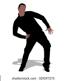 Man Dancing Vector Stock Vector (Royalty Free) 329297273 | Shutterstock