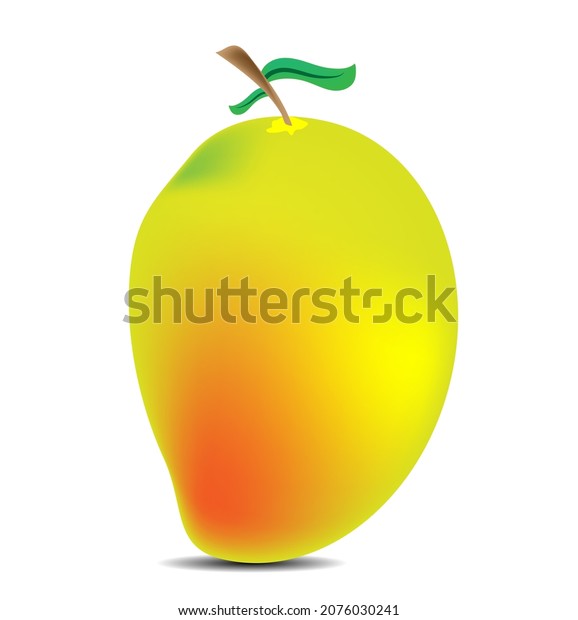 Mango Simple Clip Art Vector Illustration Stock Vector (Royalty Free ...