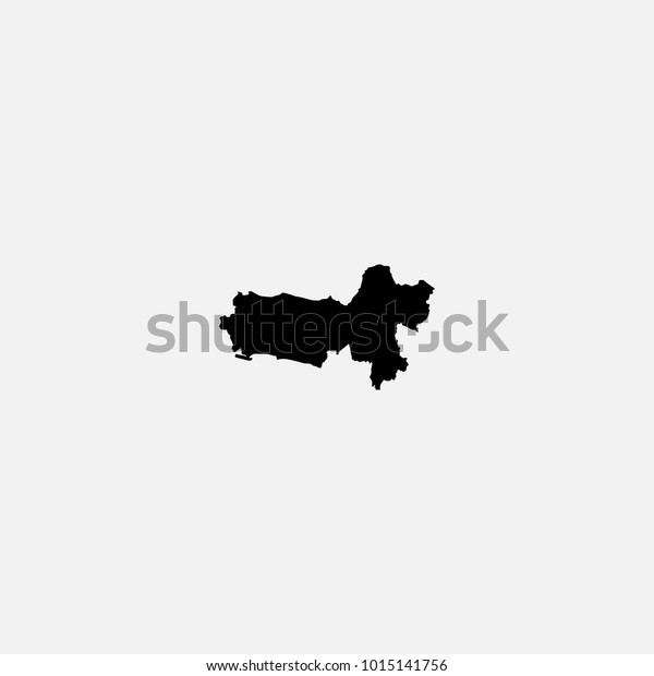Map Central Java Province Indonesia Vector Stock Vector (Royalty Free ...