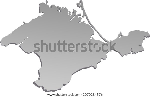 Map Crimea Vector Graphics Stock Vector (Royalty Free) 2070284576 ...