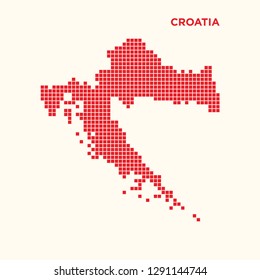 Map Croatia Vector Stock Vector (Royalty Free) 1291144744 | Shutterstock