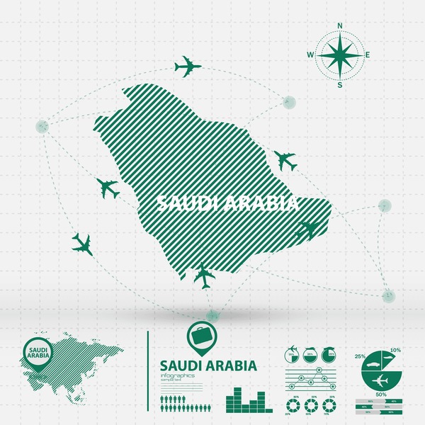 Airplane Map Saudi: Over 232 Royalty-Free Licensable Stock Vectors ...