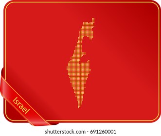 Map Israel Stock Vector (Royalty Free) 691260001 | Shutterstock