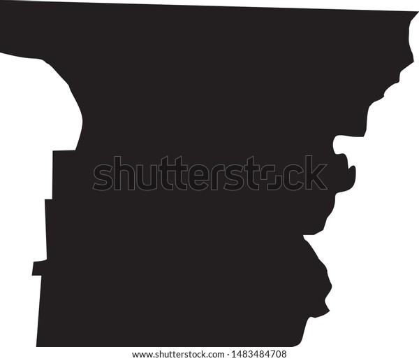 Map Lee County Georgia State Usa Stock Vector (Royalty Free) 1483484708 ...