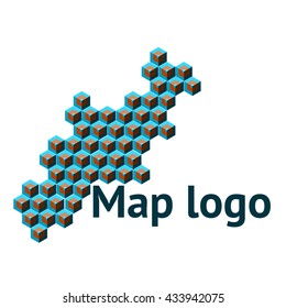 Map Logo Stock Vector (Royalty Free) 433942075 | Shutterstock