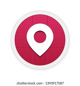 Map Point Vector App Icon Stock Vector (Royalty Free) 1393917587 ...