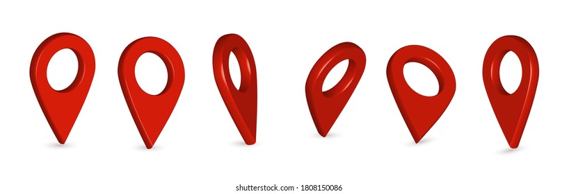 Maps Pin Red Location Map Icon Stock Vector (Royalty Free) 2235159977 | Shutterstock