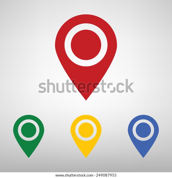 Map Pointer Information Icon Vector Illustration Stock Vector (Royalty Free) 249087955 ...