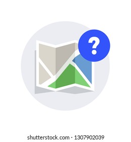 Map Support Icon Stock Vector (Royalty Free) 1307902039 | Shutterstock