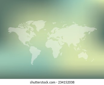 Map Worldclean Vector Stock Vector (Royalty Free) 234152038 | Shutterstock