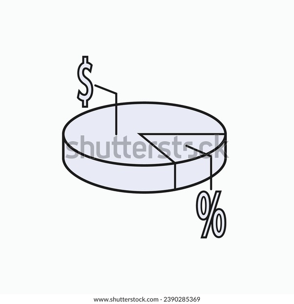 Margin Icon Proportion Symbol Vector Logo Stock Vector (Royalty Free ...