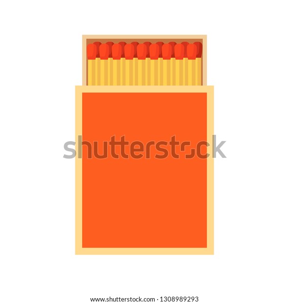Match Box Top View Vector Red Stock Vector (Royalty Free) 1308989293 ...