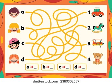 Matching Characters Objects Game Stock Vector (Royalty Free) 2380302559 ...