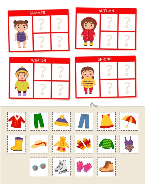 5,737 Clothes Worksheet Royalty-Free Photos and Stock Images | Shutterstock