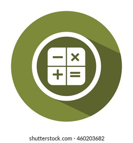 Math Icon Flat Design Stock Vector (Royalty Free) 460203682 | Shutterstock