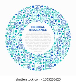 Public Signs Concept Circle Thin Line Stock Vector (Royalty Free ...