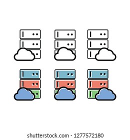 Memory Icon Set Softdisk Icon Stock Vector (Royalty Free) 1277572180 ...