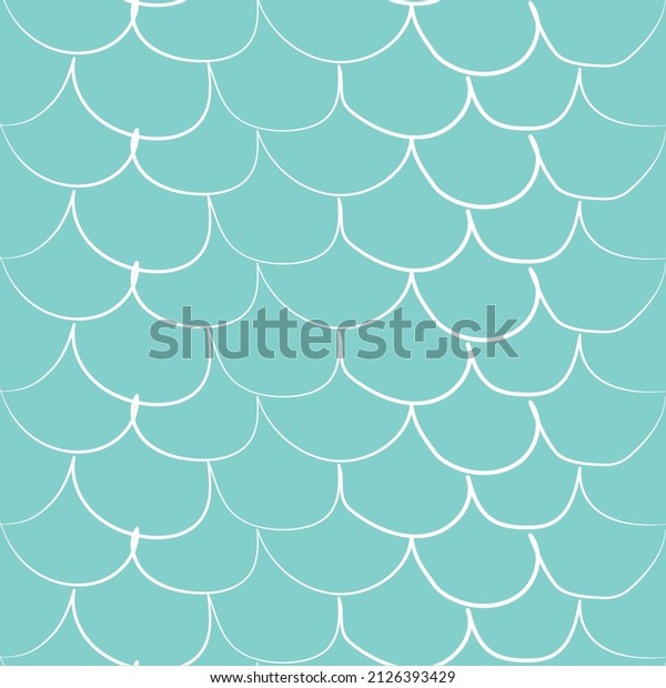 Mermaid Texture Seamless Repeat Pattern Stock Vector (Royalty Free ...