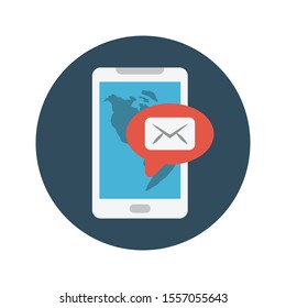 Mobile Phone Text Message Clipart Vector Stock Vector (Royalty Free ...