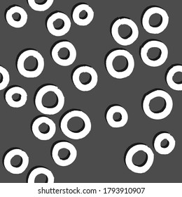 Messy Graphic Circle Round Elements Modern Stock Vector (Royalty Free ...